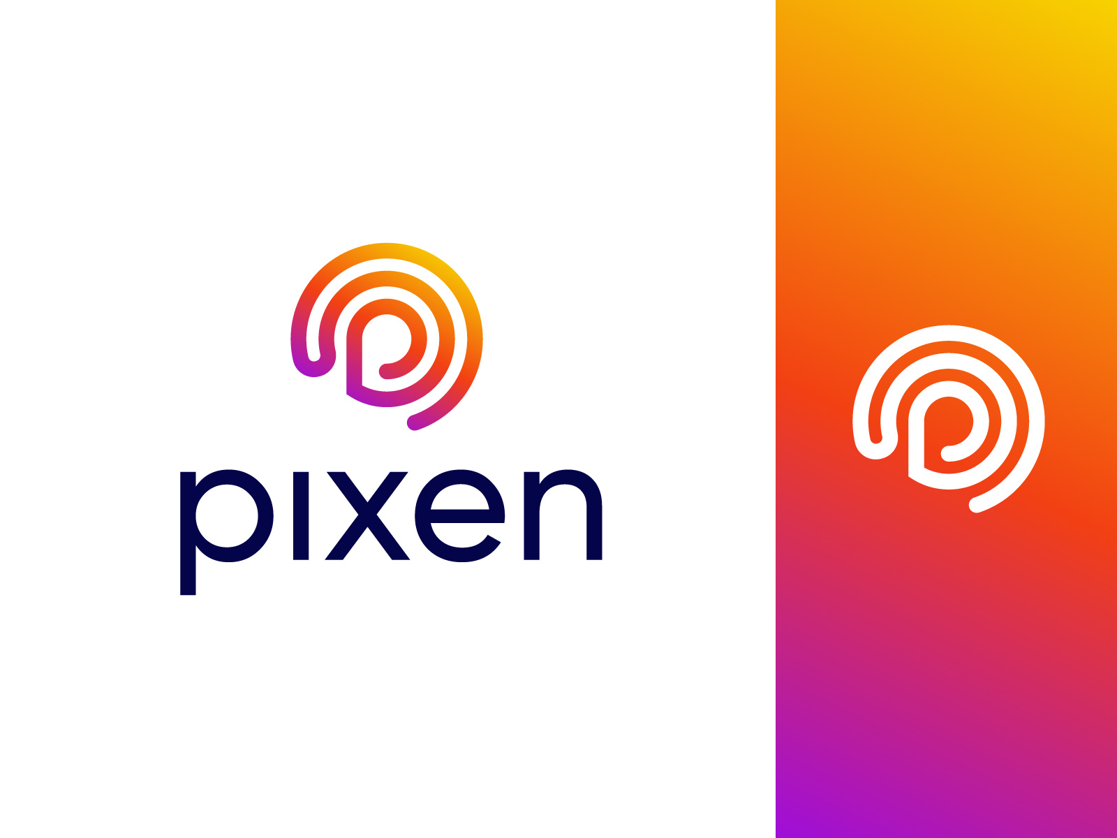 pixen, p logo by Jisan Branding on Dribbble