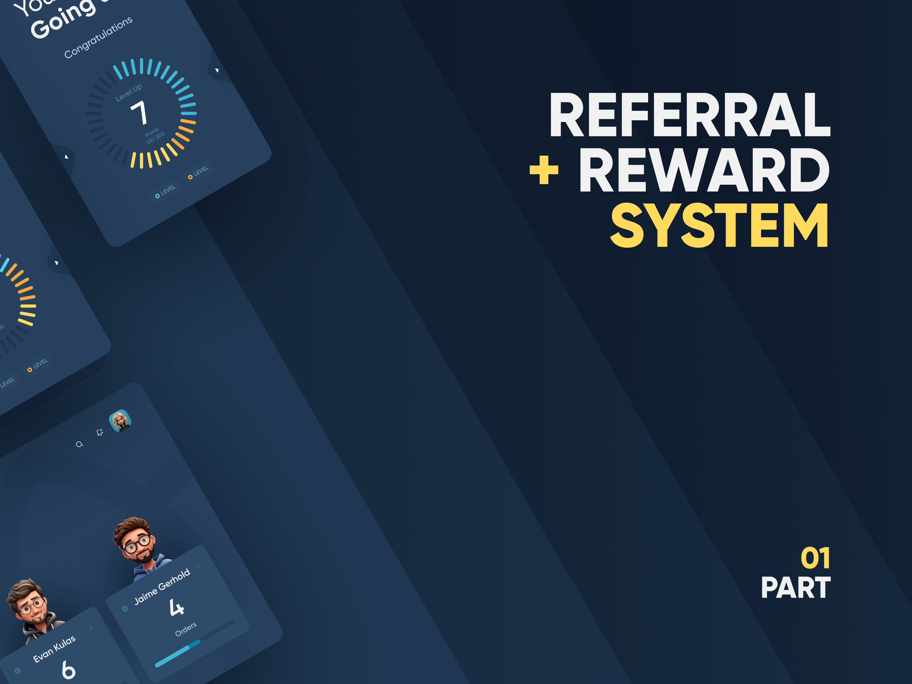 BloomBoost - Rewards & Referral UI Dashboard Design System Kit by Stanislav Hristov for Dtail ...
