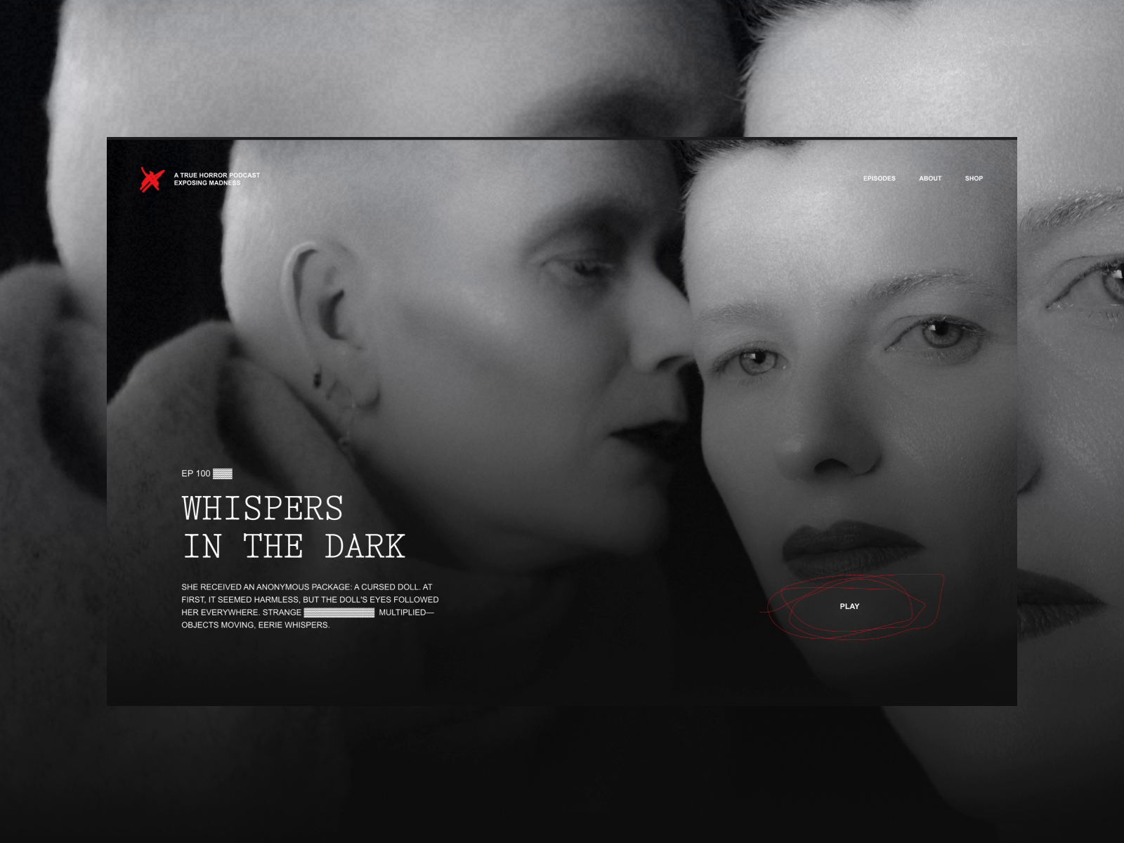 Website Design & Development - Horror Podcast by Sandikala Studio on ...