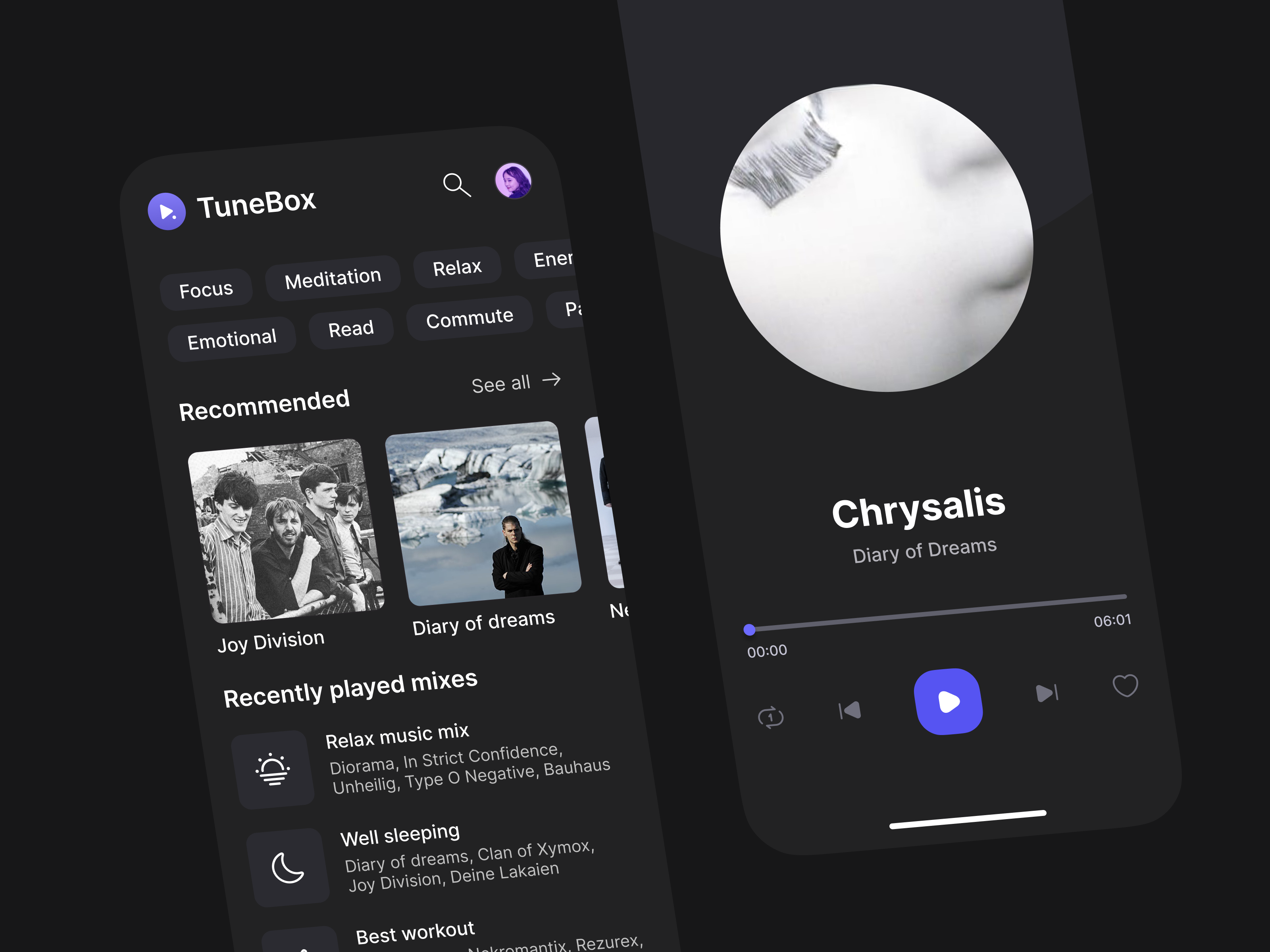 🎵 Music App - Concept design by Margaryta Barsukova for Windmill on ...