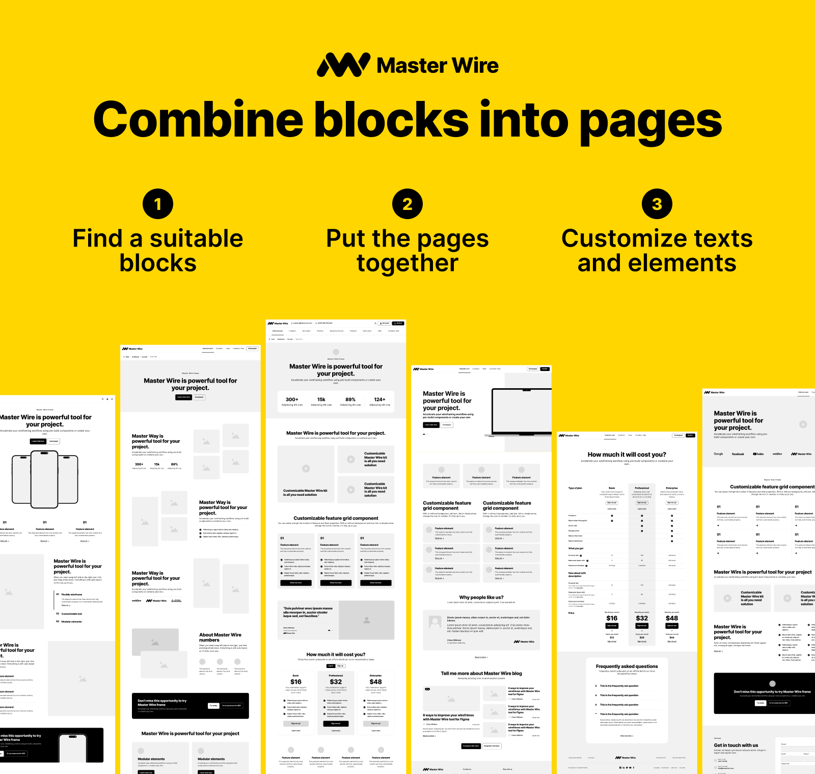 Figma Wireframe Navigation Kit by Masteruix on Dribbble
