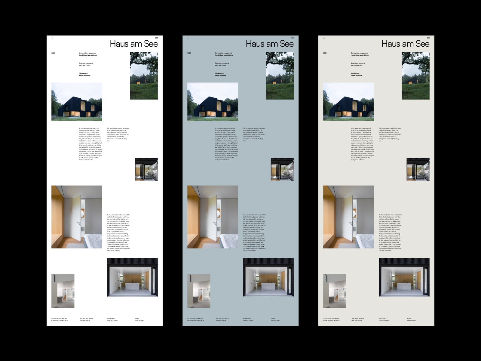 Architecture project page concept by morgasmatron on Dribbble
