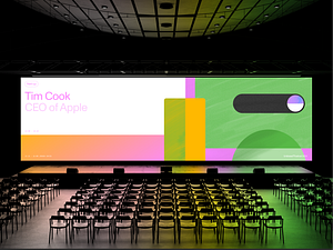 Event screens by Robbin Cenijn on Dribbble