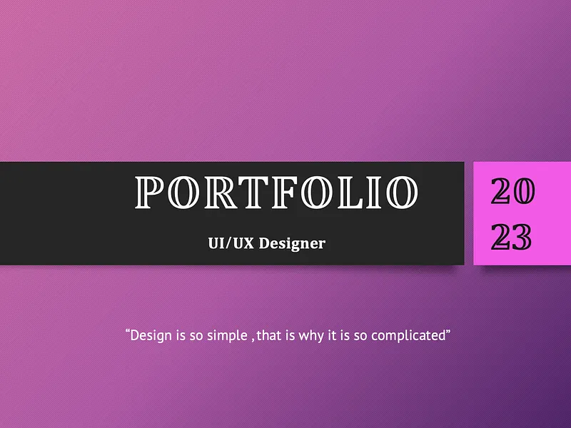UI UX Portfolio designs, themes, templates and downloadable graphic ...