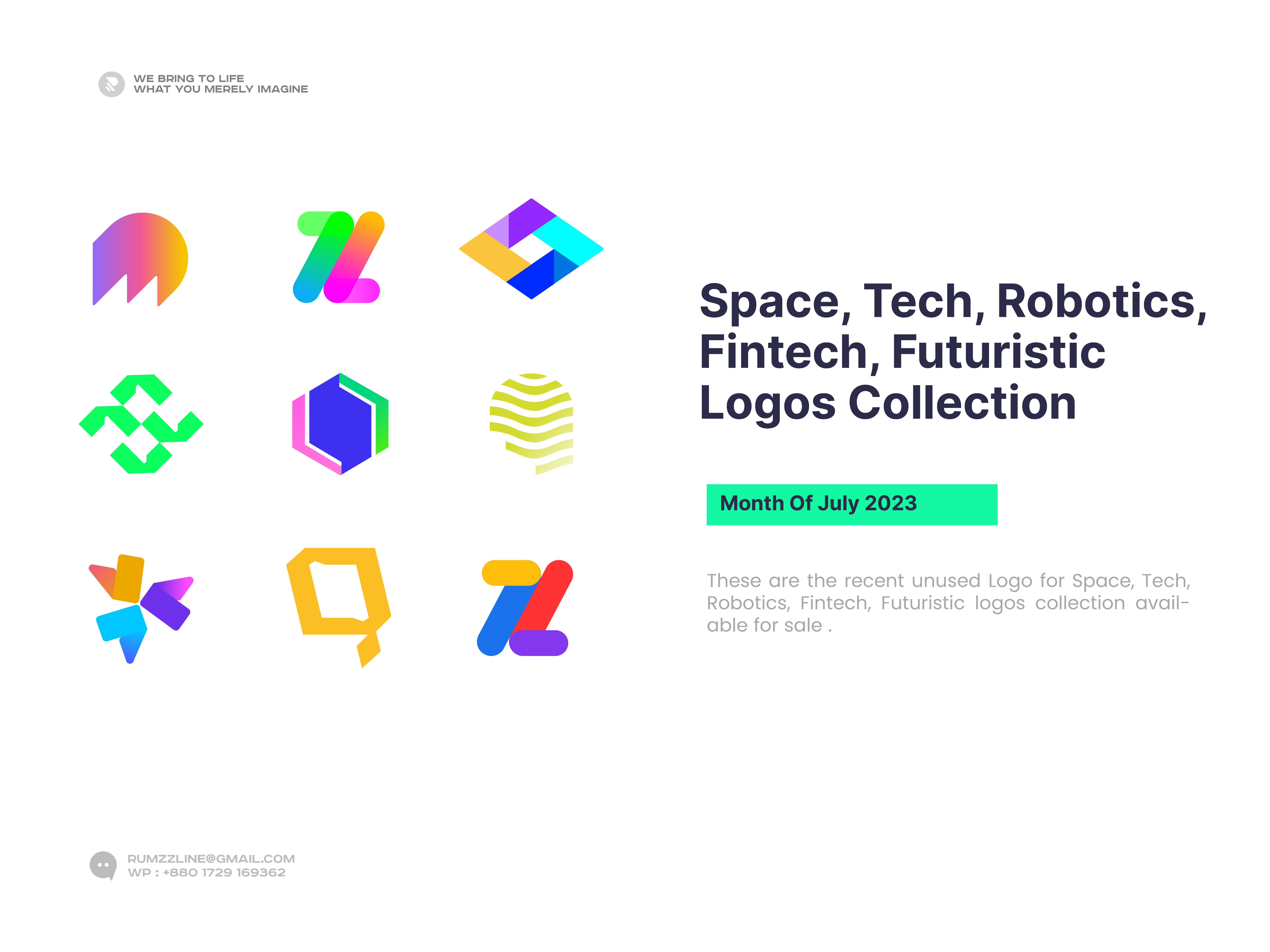 Logo, Modern, Space, Tech, Robotics, Fintech, Futuristic by Ahmed Rumon ...