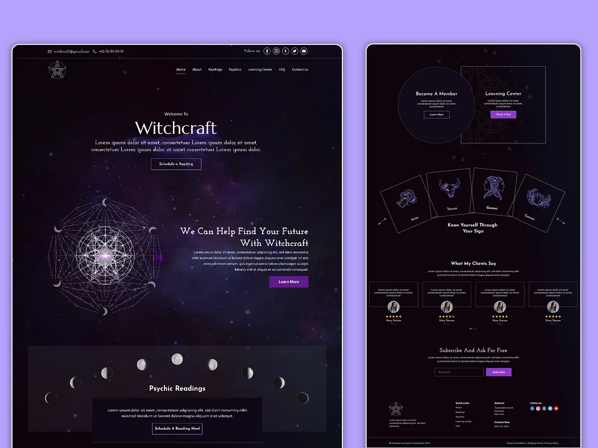 Astrology Website designs, themes, templates and downloadable graphic ...