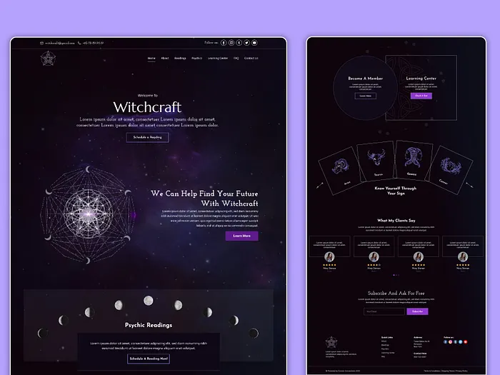 Astrology Website designs, themes, templates and downloadable graphic ...