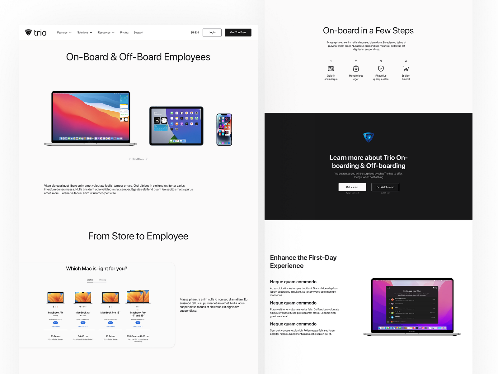 Feature Page Idea - Minimal & Apple Style by Farhad Shariatmadari on ...