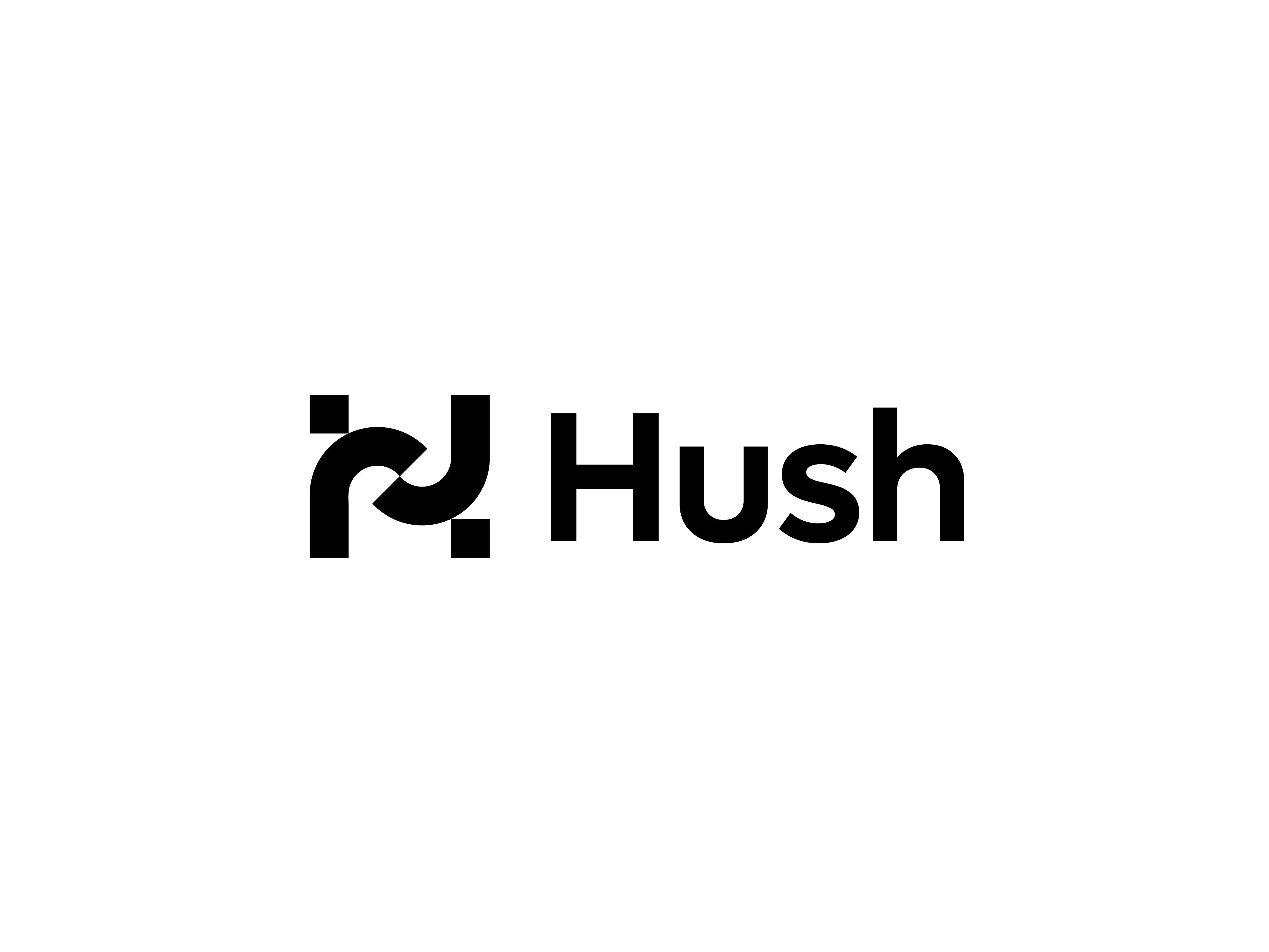 Hush logo design by Wegrow on Dribbble