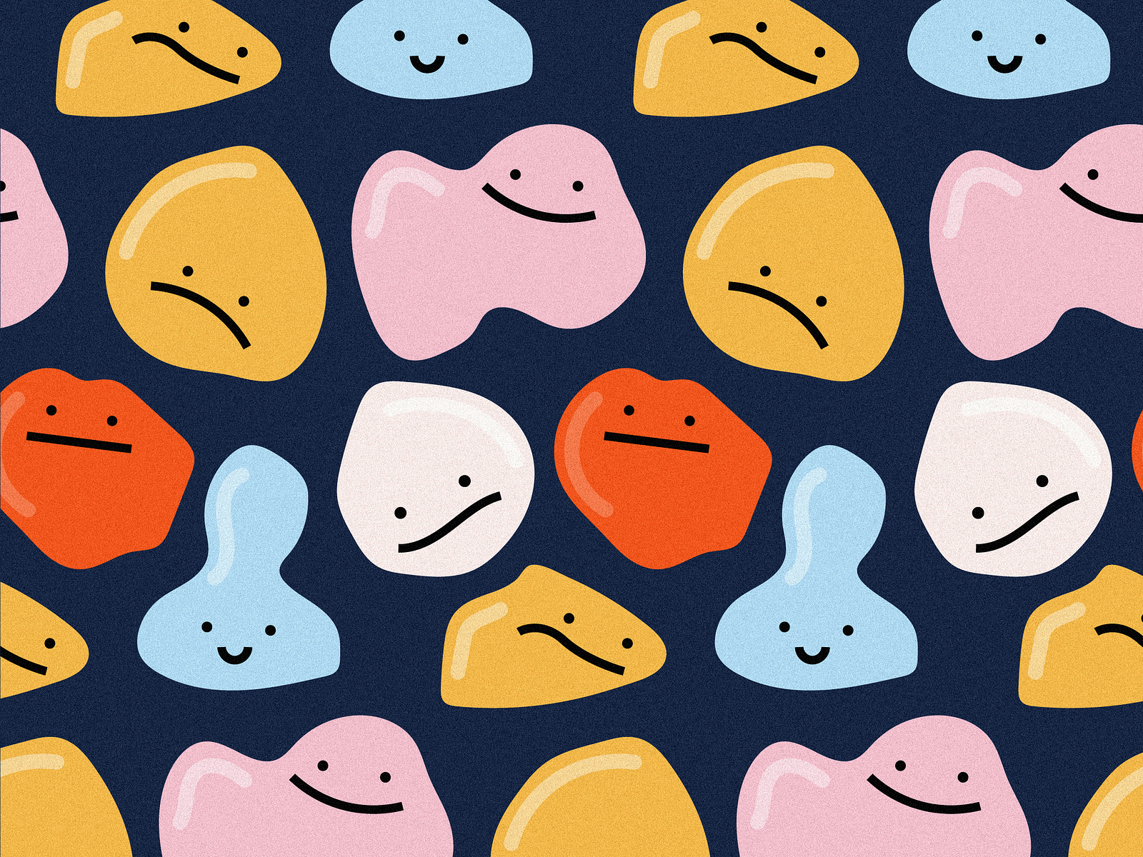Blob Faces by Sheri & Co | Design Studio on Dribbble