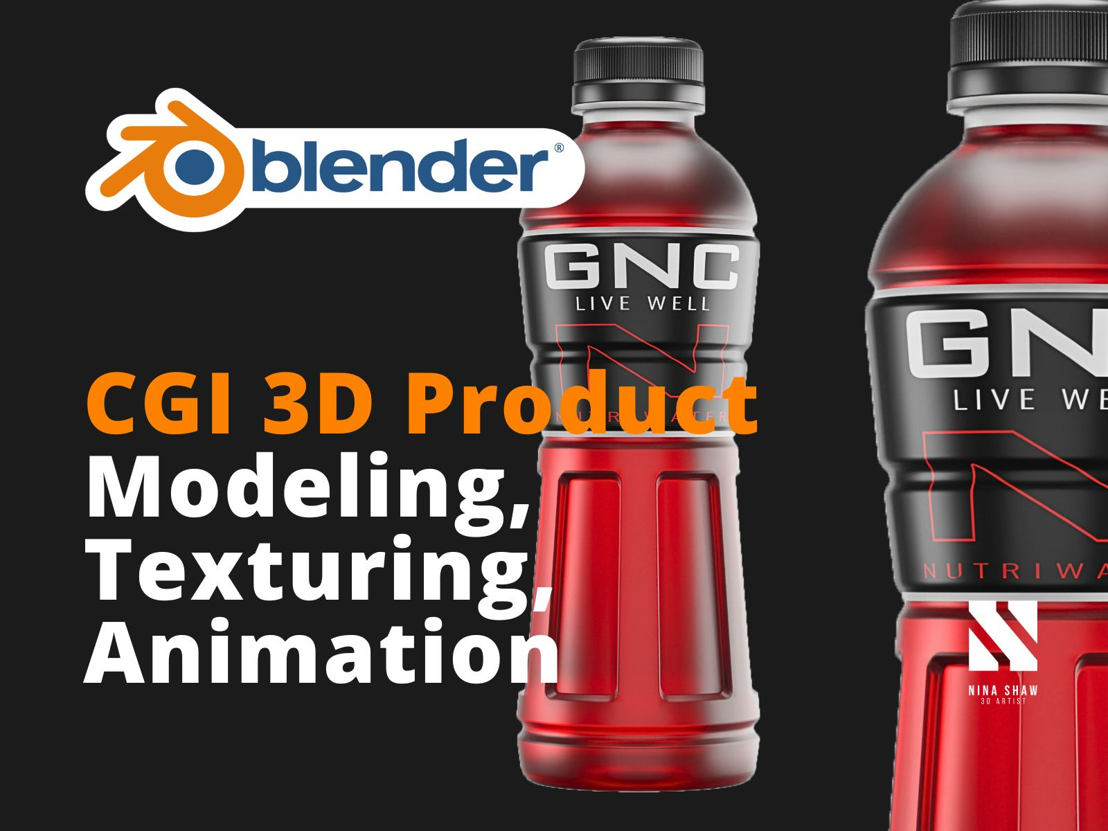 CGI 3D Product Modeling, Texturing, Animation | Blender Tutorial by ninashaw on Dribbble