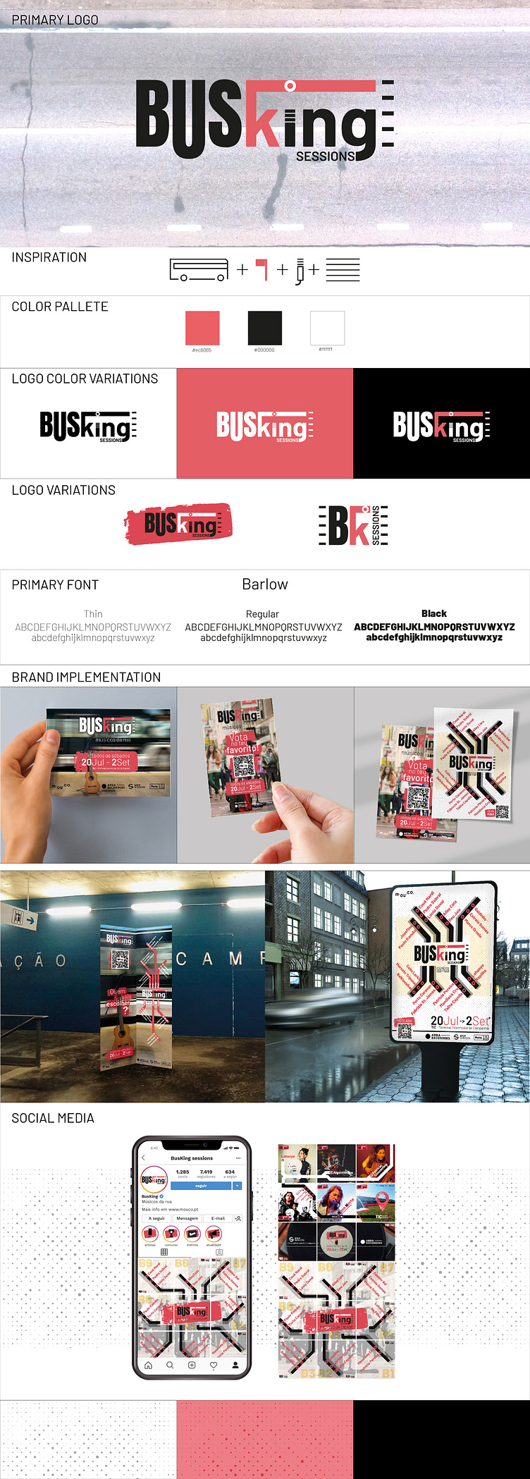 Busking branding project by Rui Nunes on Dribbble