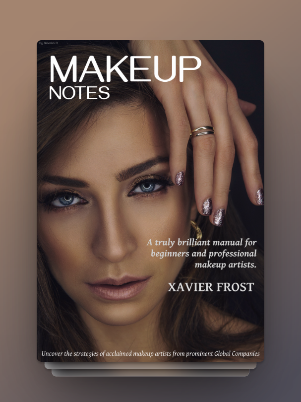 Magazine Cover - MakeUp Notes by Reveka Detembel on Dribbble