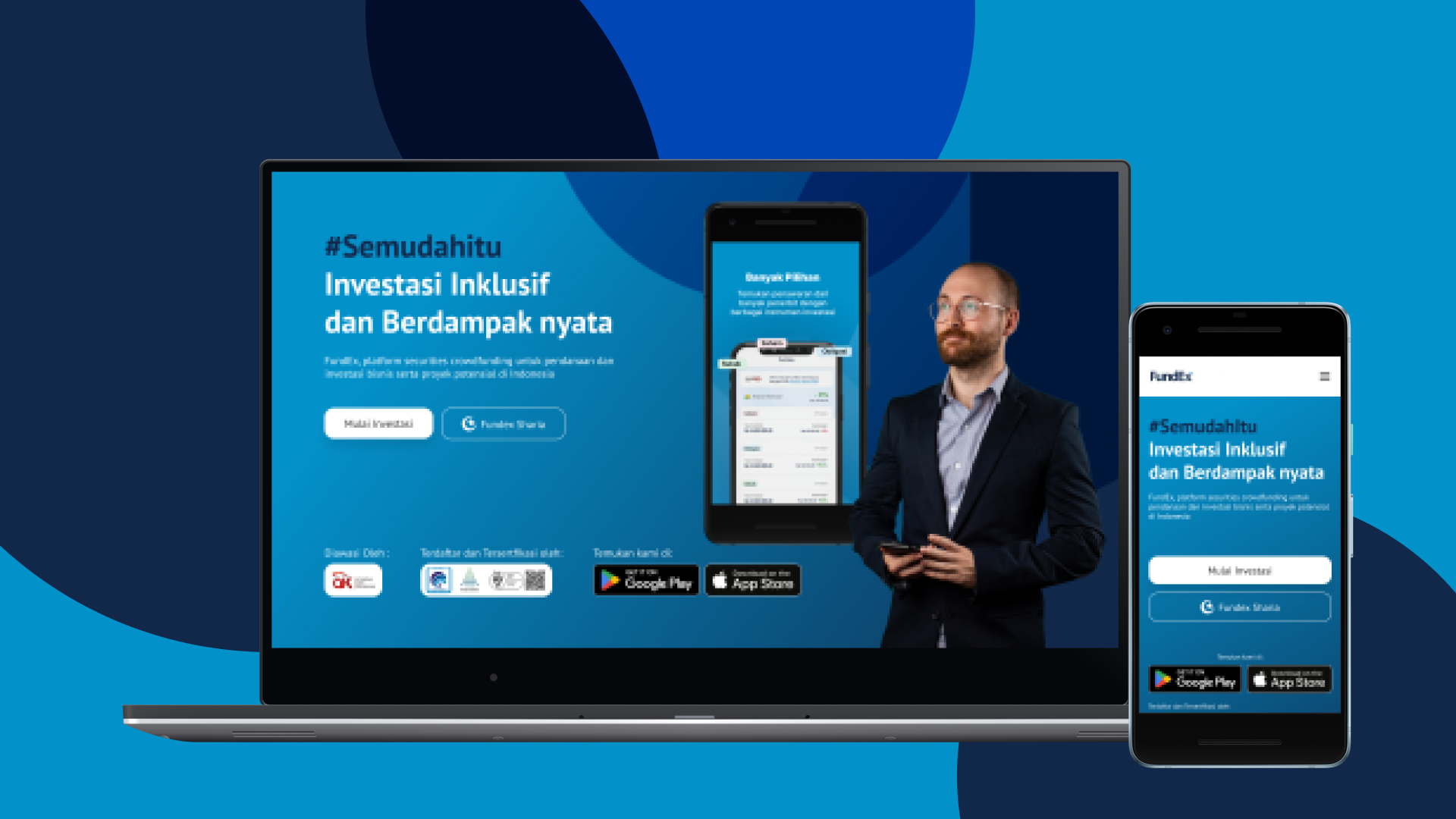 Redesign Landing Page Fundex.id [Responsive Website] by Jar on Dribbble