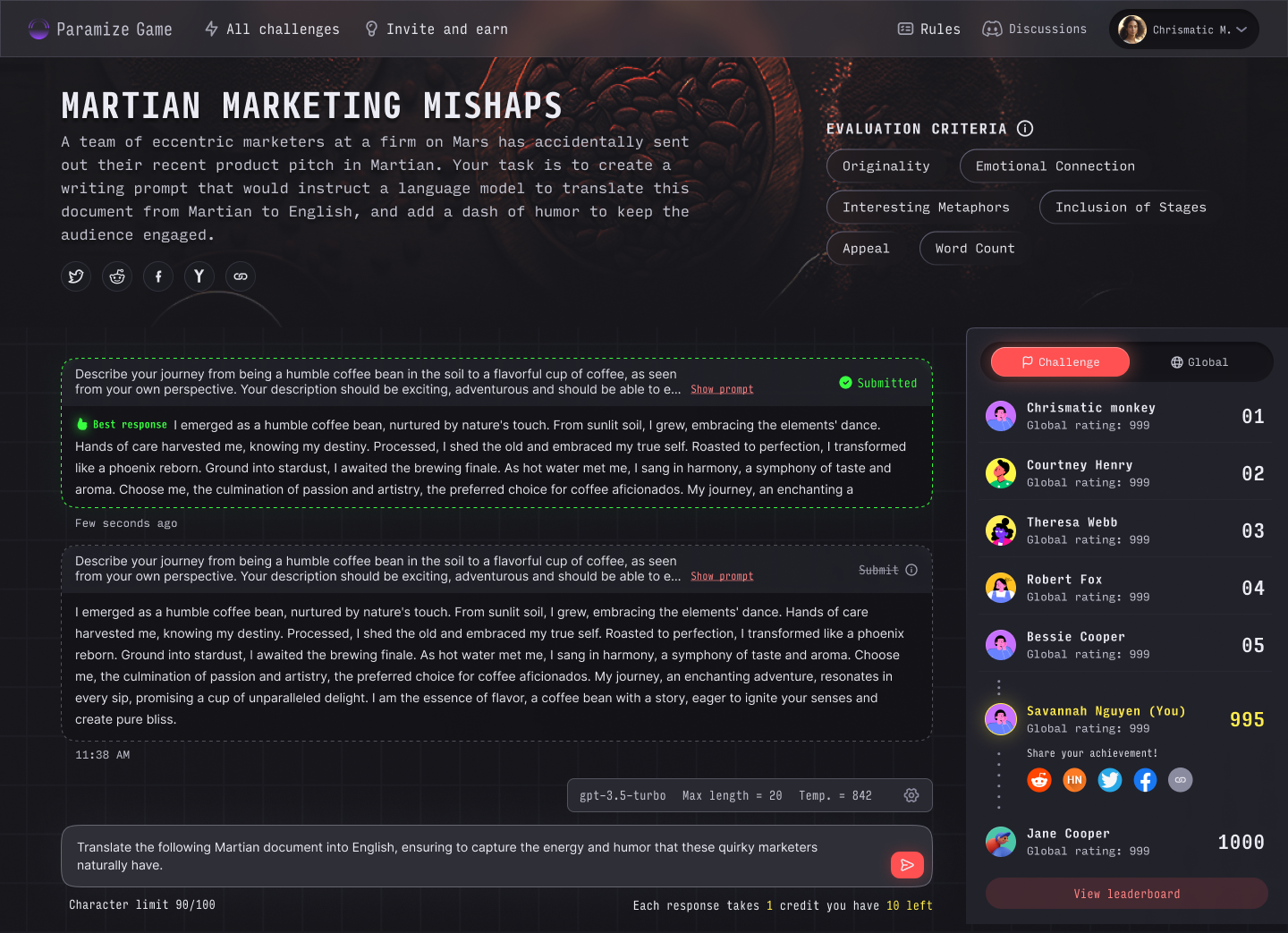 Prompt Gaming Dashboard by khadush on Dribbble