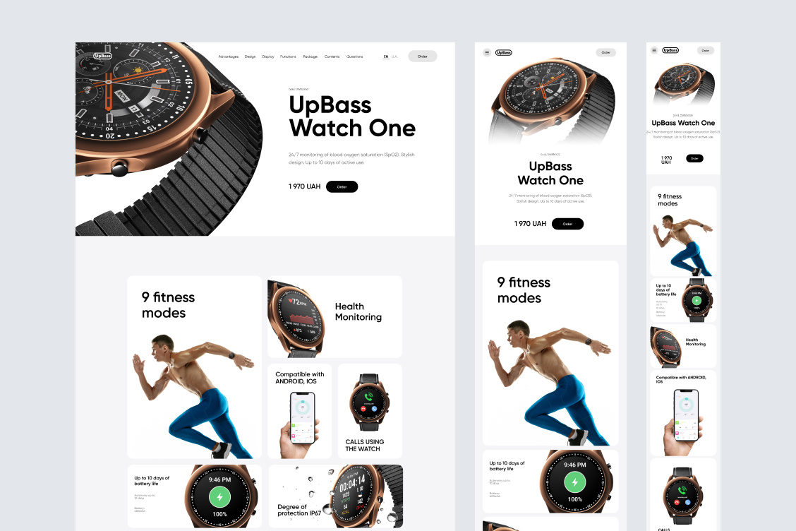 Creation of website design for watches by Dizz Agency on Dribbble