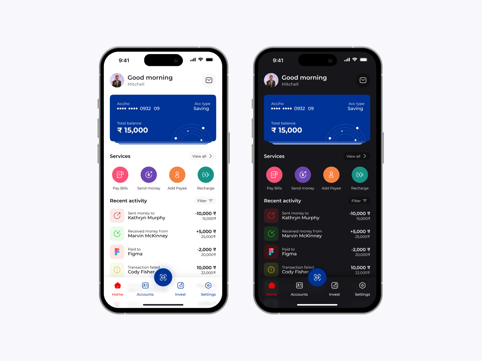 HDFC Mobile app redesign - Concept by Likith R S on Dribbble