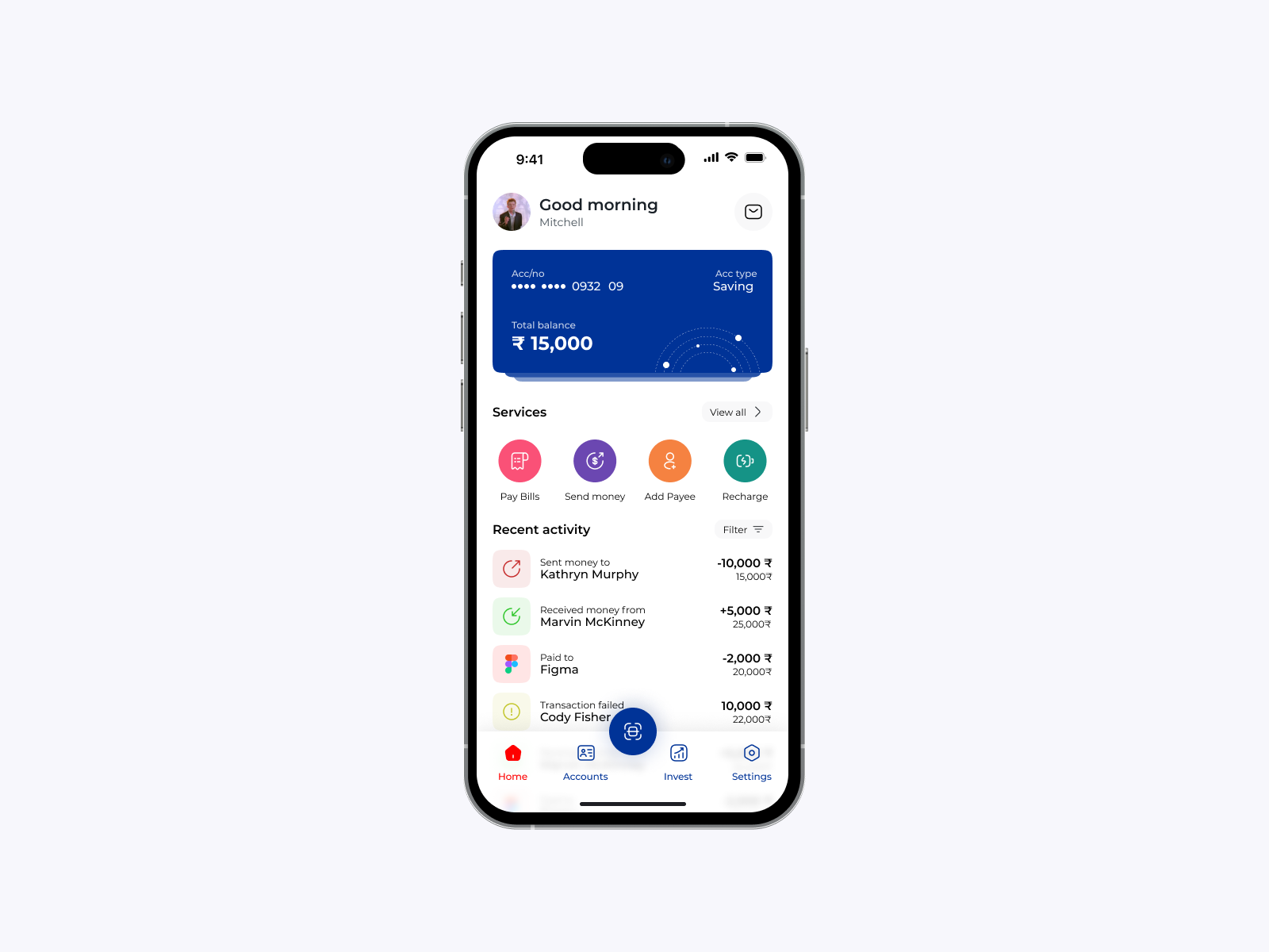 HDFC Mobile app redesign - Concept by Likith R S on Dribbble