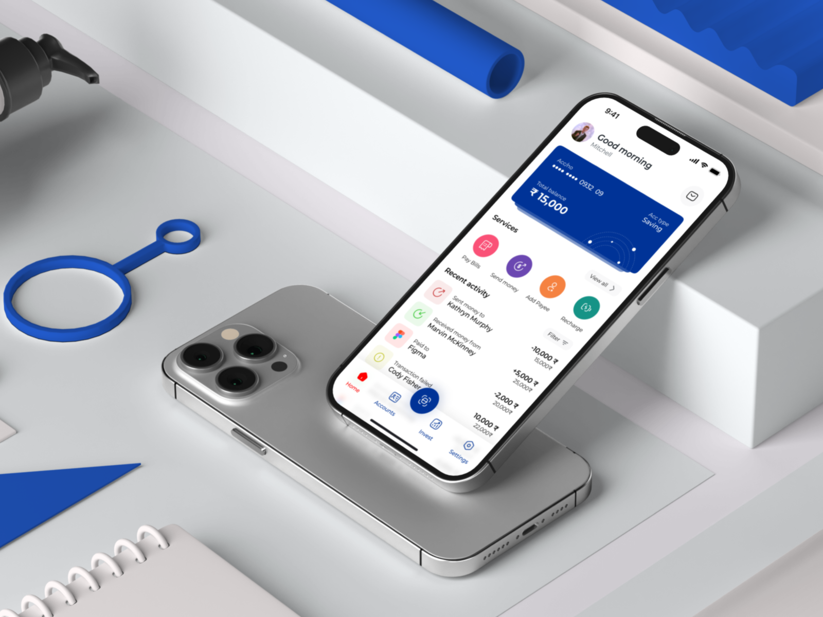 HDFC Mobile app redesign - Concept by Likith R S on Dribbble