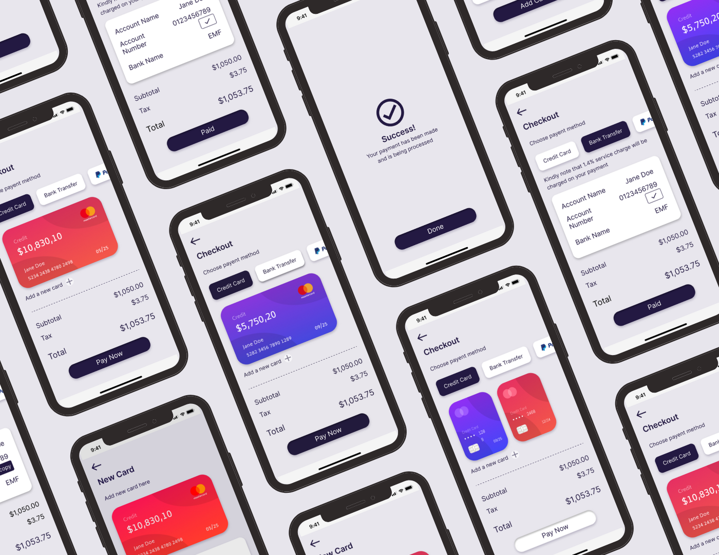 Checkout Screens by Evergreen Odeh on Dribbble