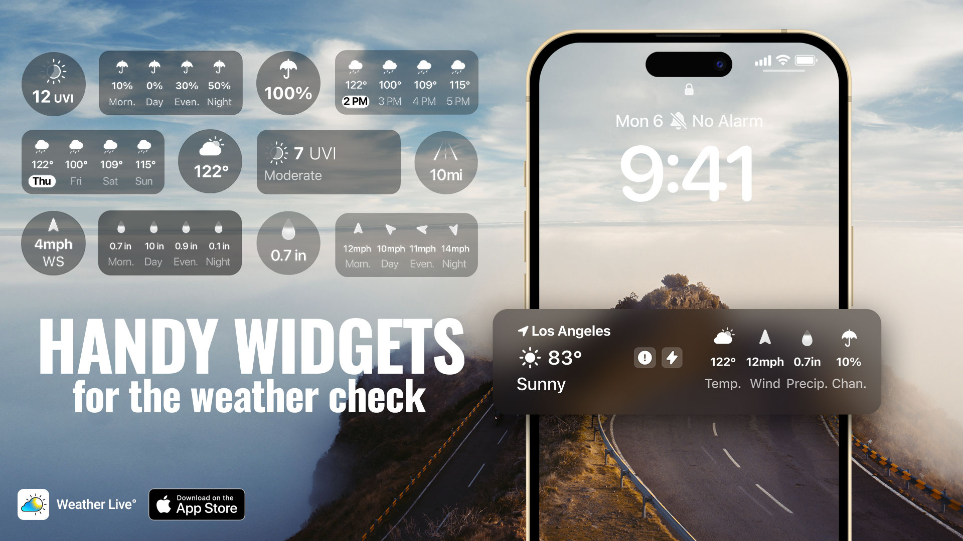 Weather Widget Banners for Social Networks by Catherine Druzhkovskaya ...