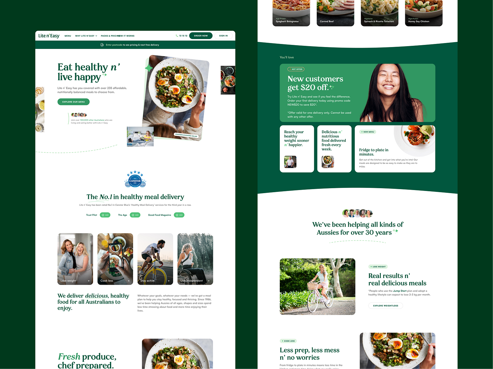Food Delivery Website Design by Shreay Goyal on Dribbble