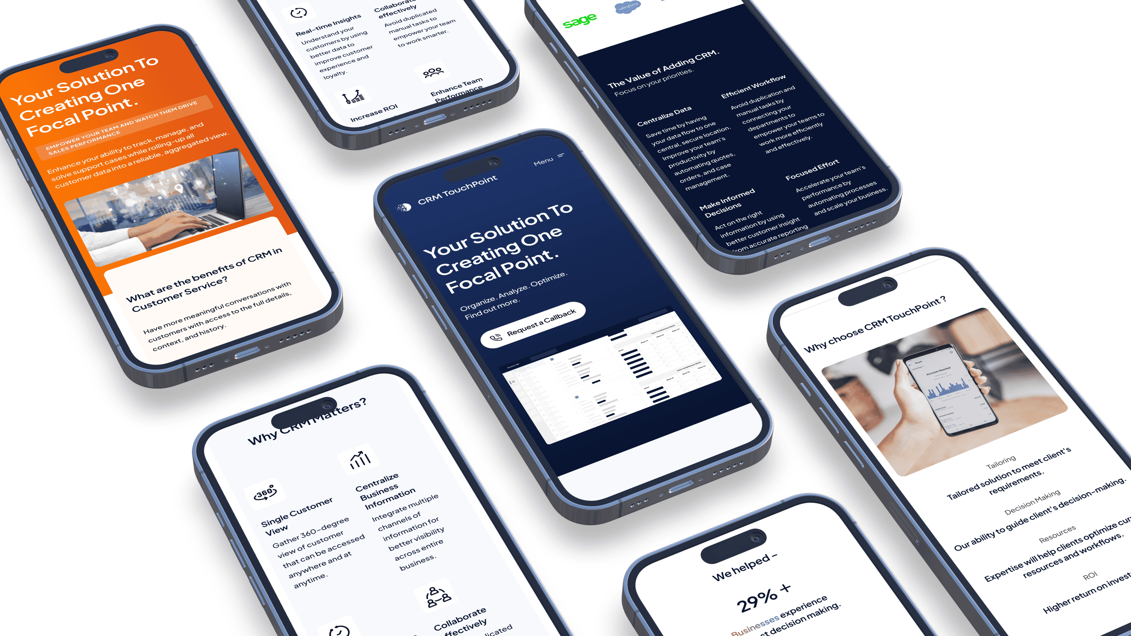 Web Design for CRM TouchPoint by Brand Vision Marketing on Dribbble