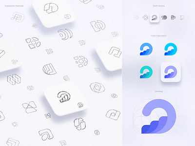 DWS Logo Design Process by Dmitry Lepisov for Lepisov Branding on Dribbble