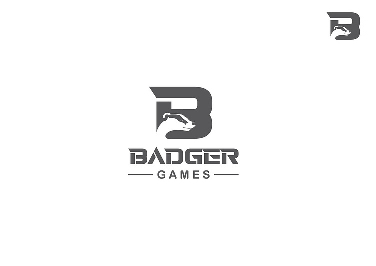 letter b badger logo by stonesuc on Dribbble