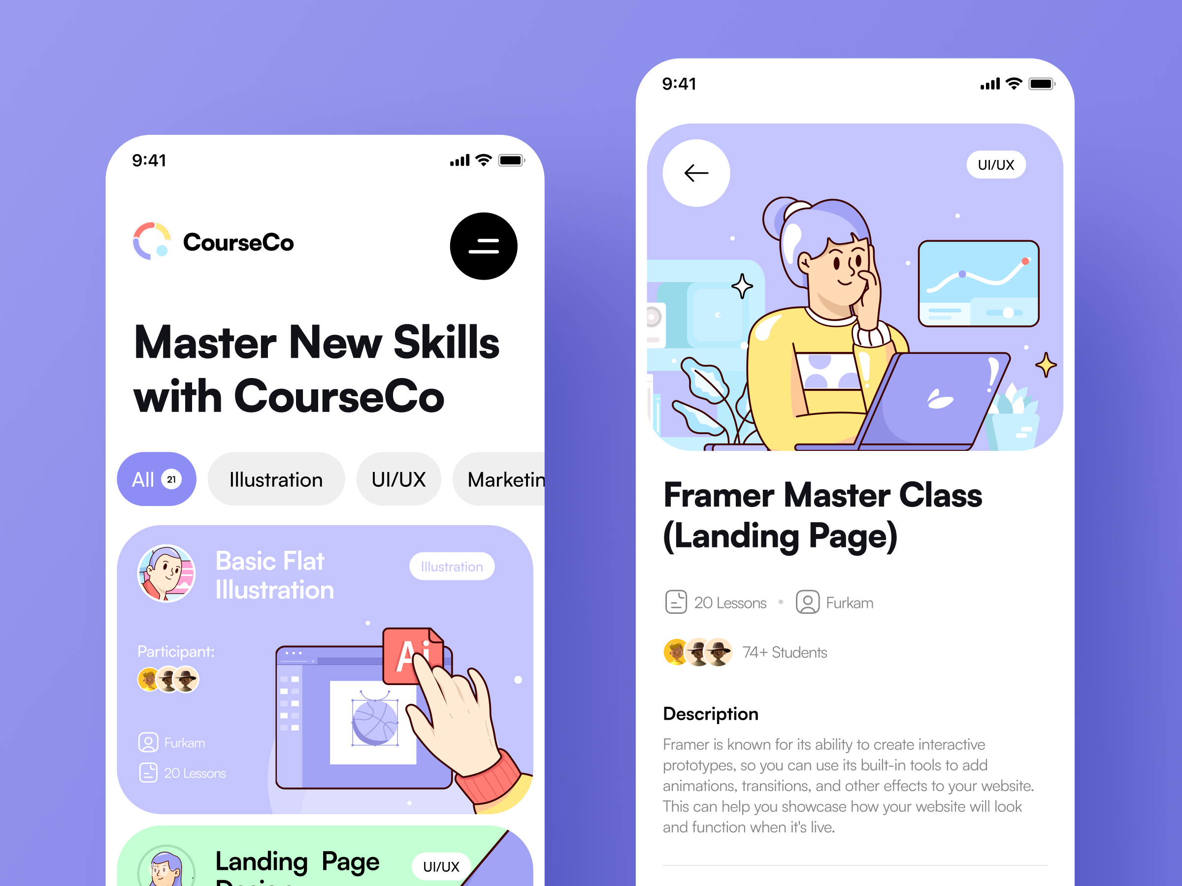 CourseCo - Online Education Mobile App by Agum Satria for Gintera on ...