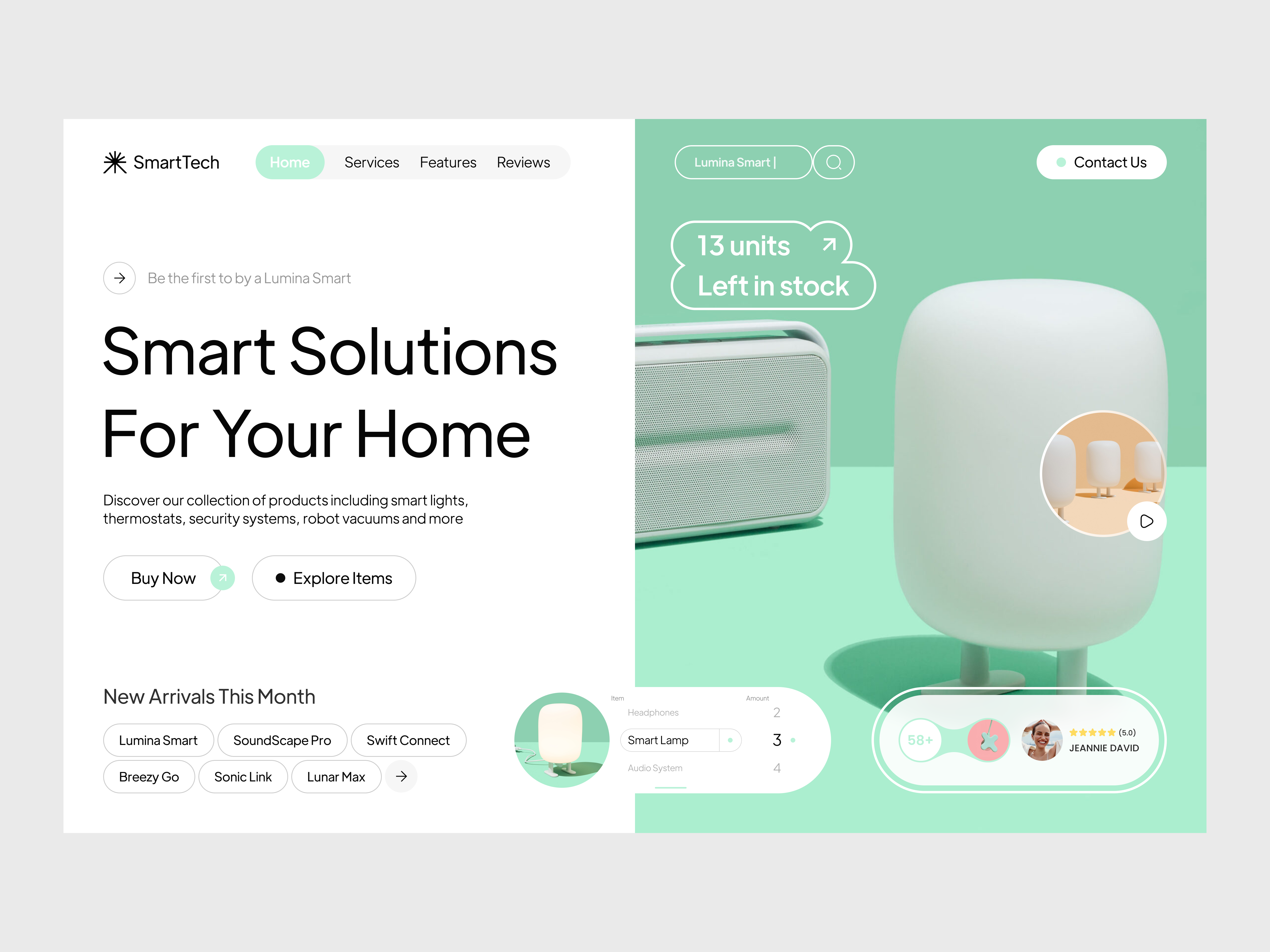 SmartTech - Ecommerce Website Design by Callum Tate for Awsmd on Dribbble