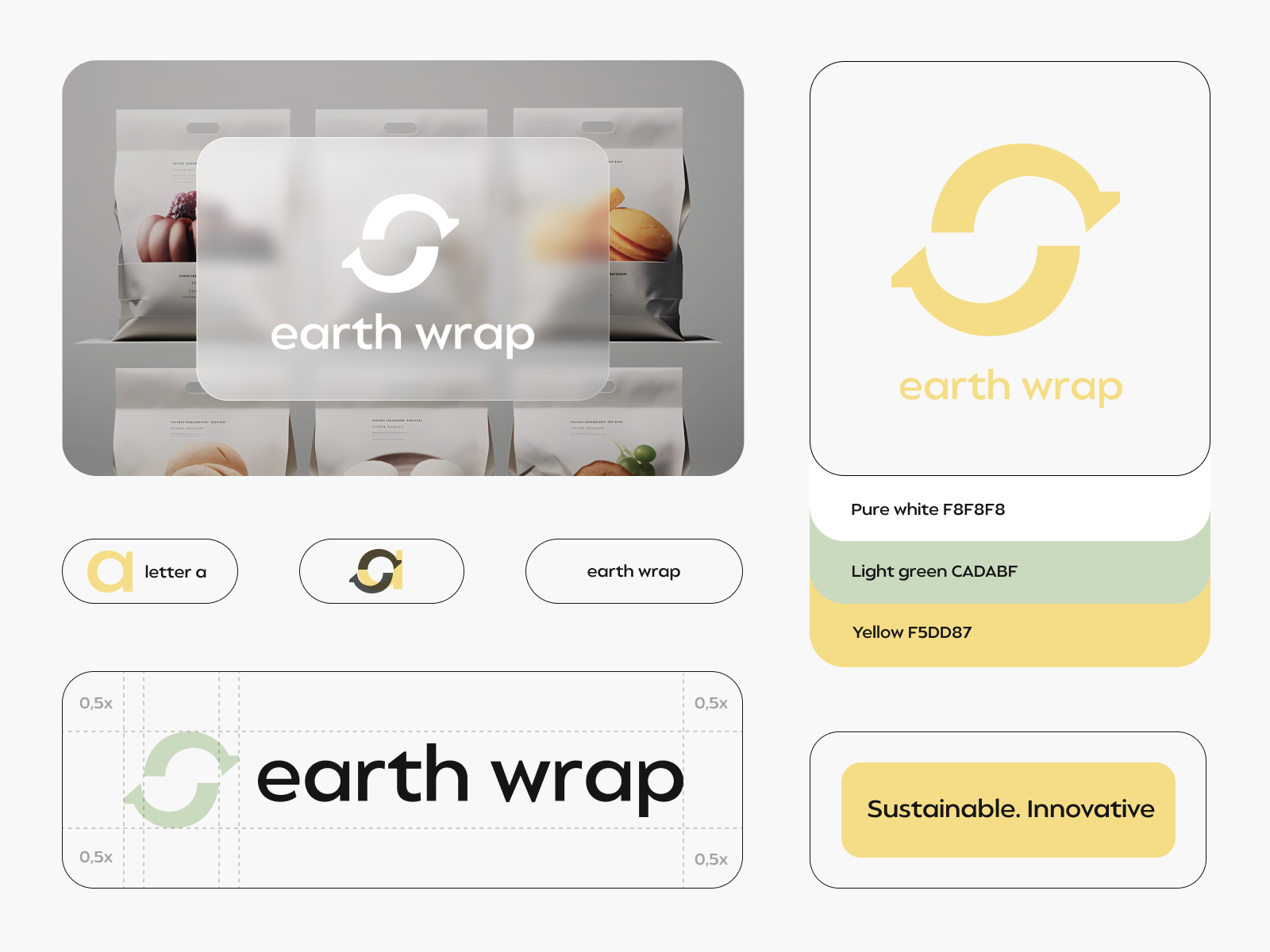 Earth Wrap - Eco Packaging Logo by Ronald Olsen for Awsmd on Dribbble