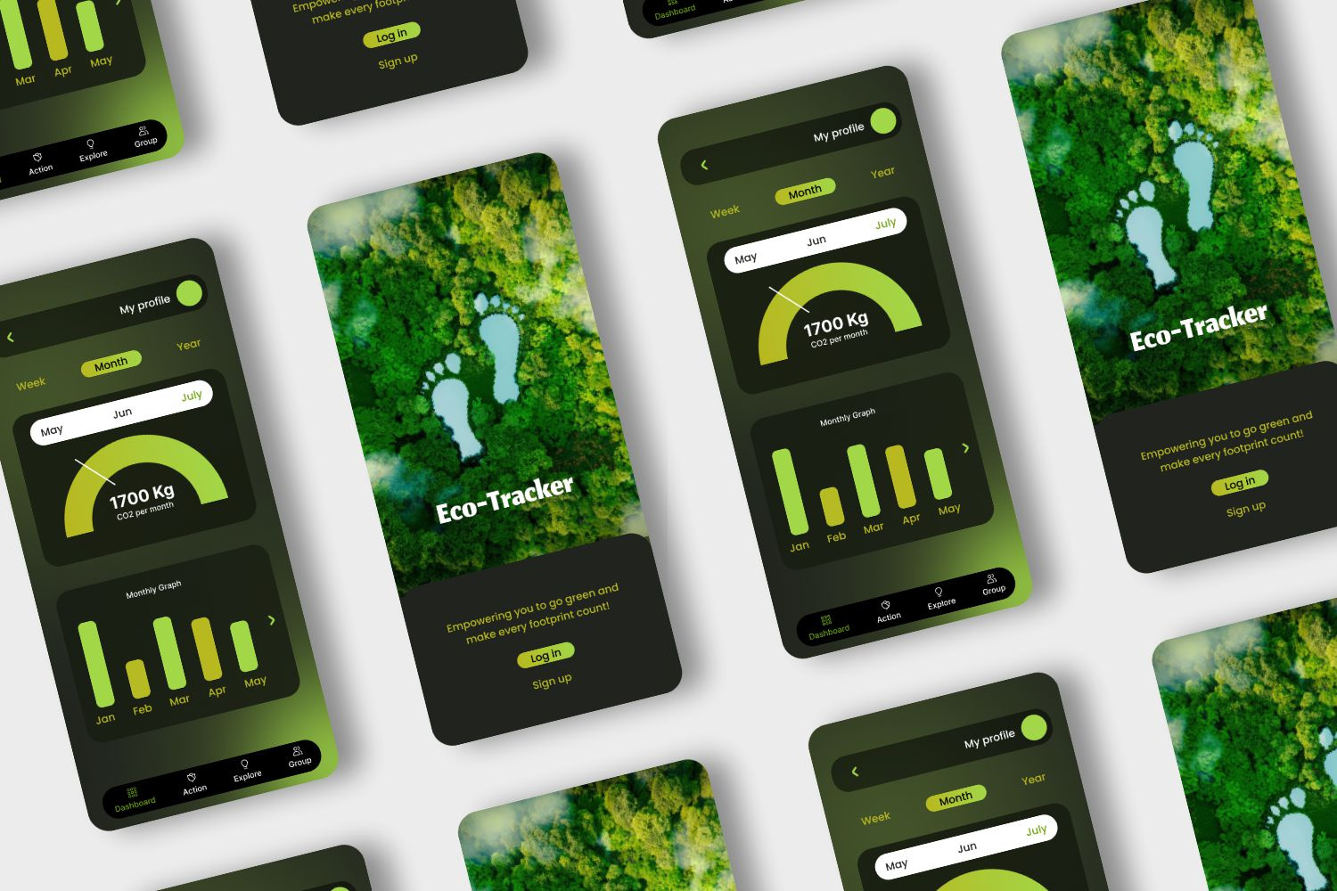 Carbon Footprint Tracker app by Niharika Singhal on Dribbble