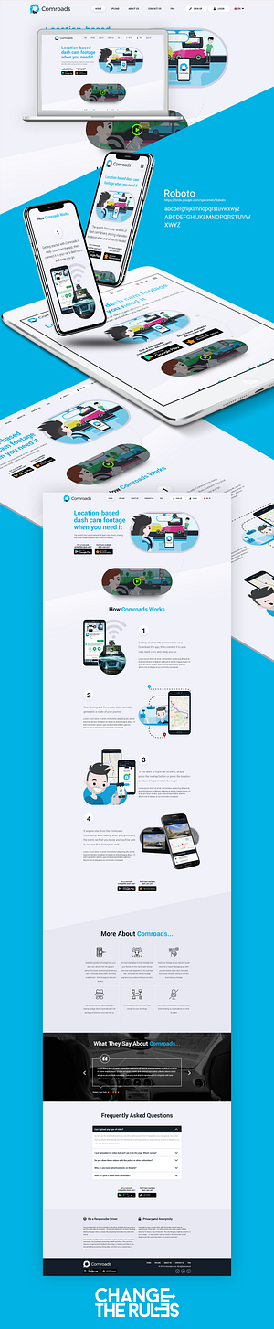 Responsive Web Design using Bootstrap Grid System by Change The Rules Designs on Dribbble