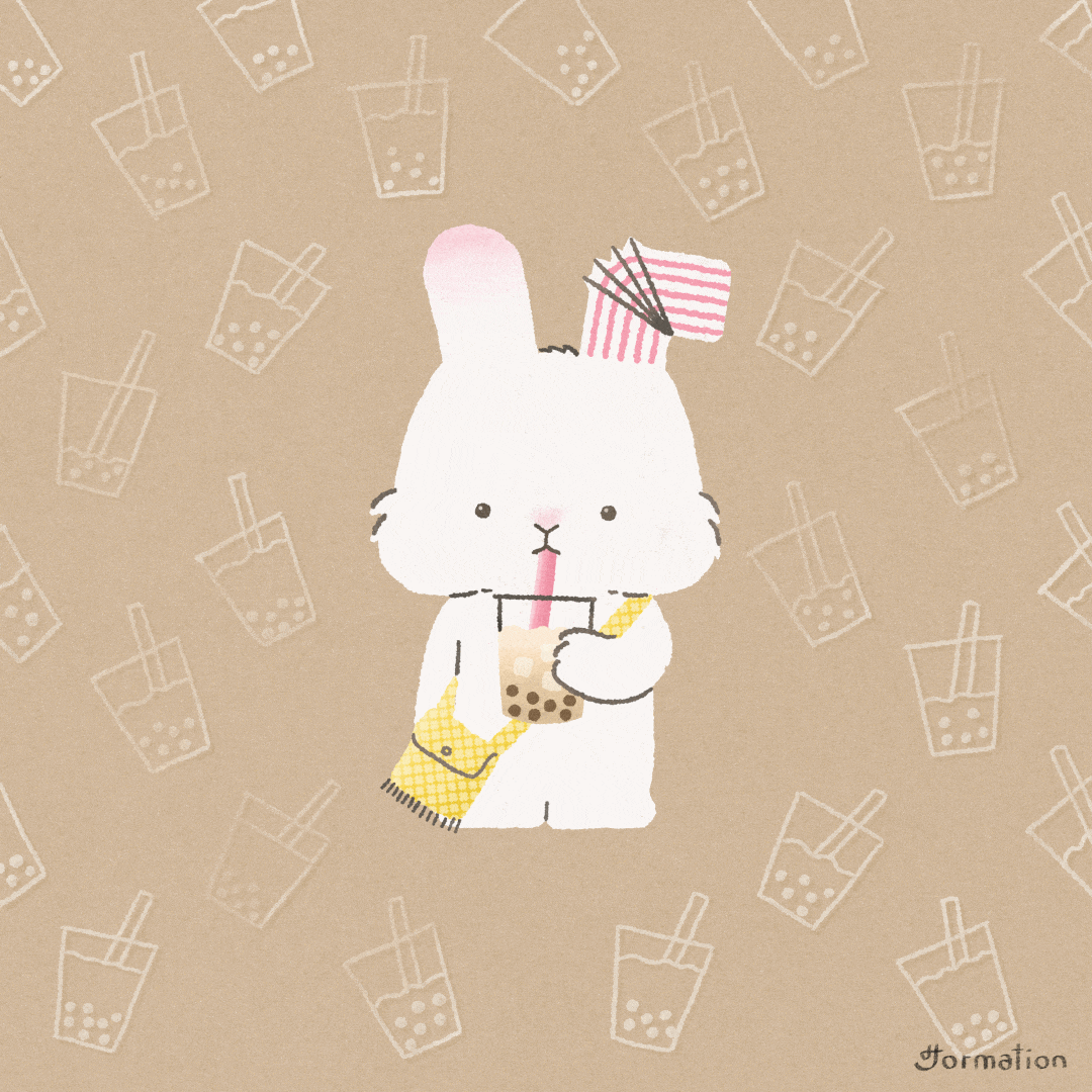 Boba Milk Tea by Jormation on Dribbble