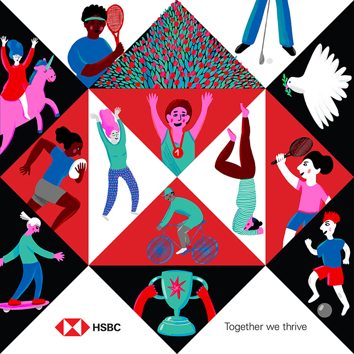 HSBC by Alexandra Dzhiganskaya on Dribbble