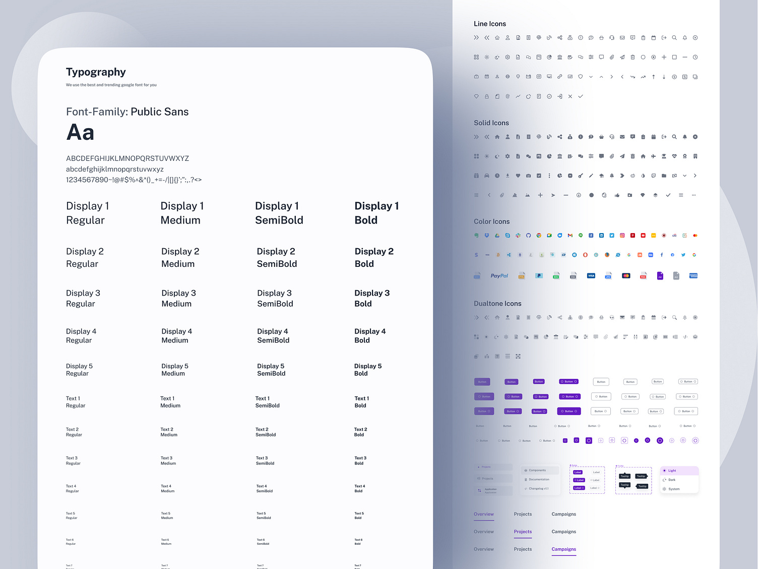 Typography/Design system/Style guide by Kalyan Bhattacharjee Tanmoy on ...