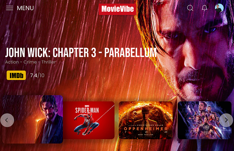 Movies Streaming Website Ui Design By Abdellah Tahri On Dribbble