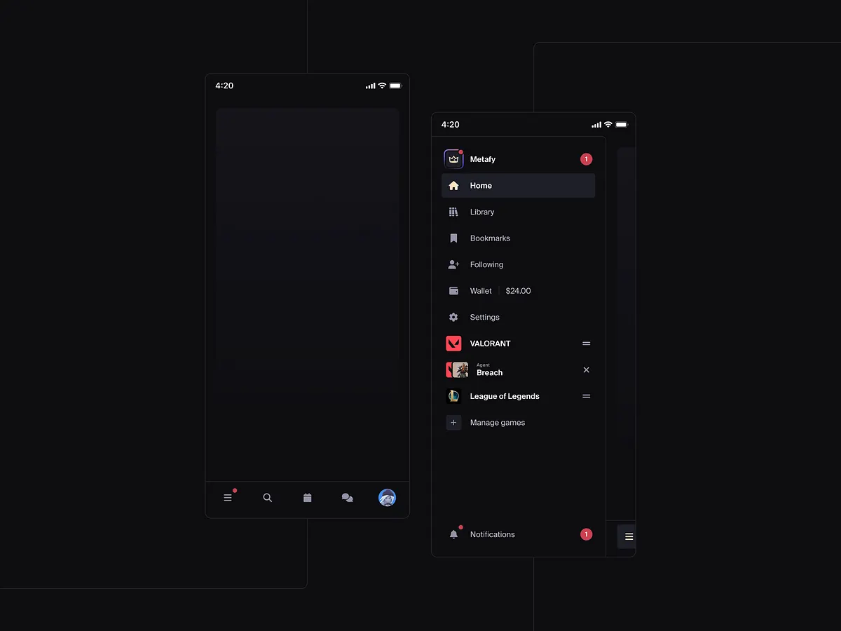 Mobile Navigation designs, themes, templates and downloadable graphic ...