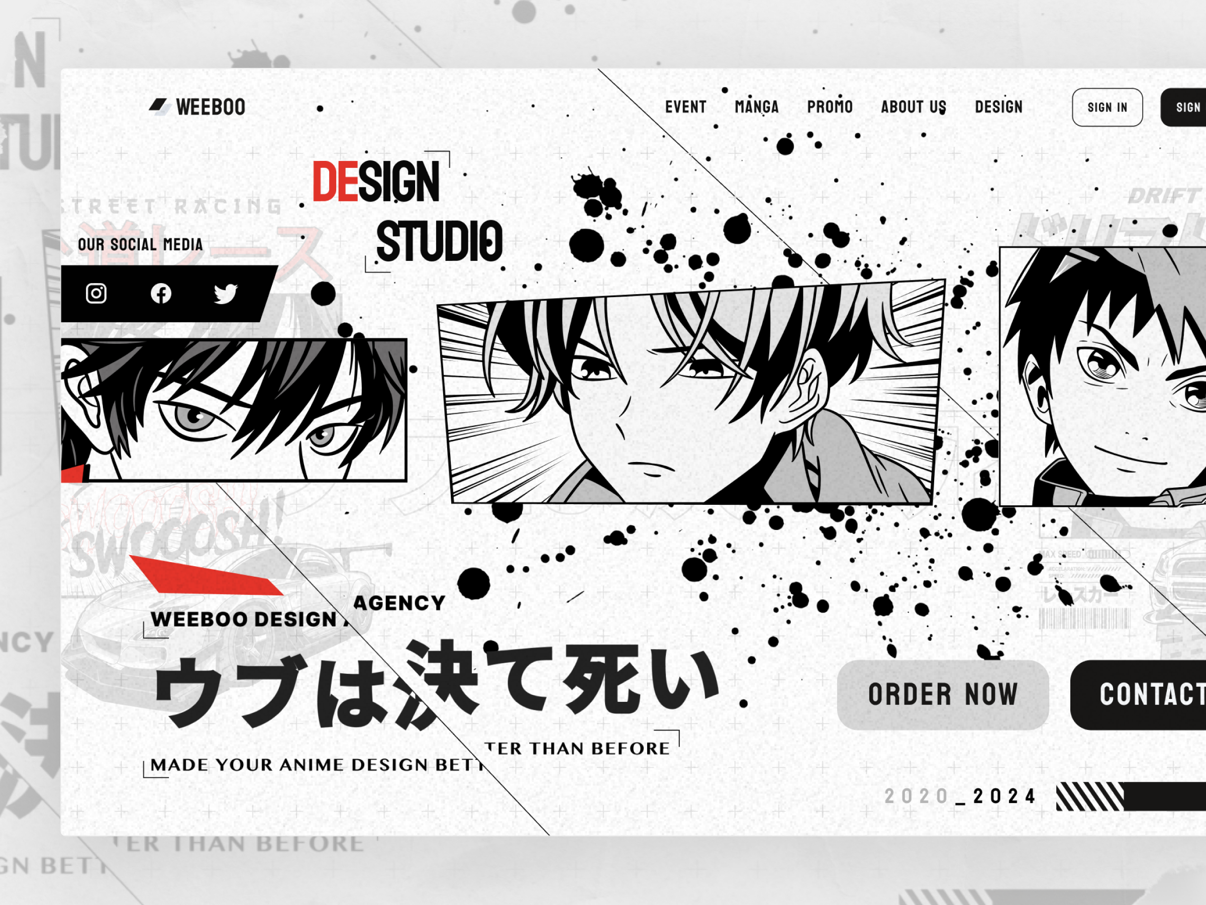 WEEBOO - Design Agency Landing Page by Hisyam Hawari for Matriks Studio on Dribbble