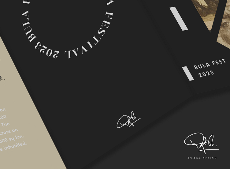 Brochure Design for Cultural Event by wqsadesign on Dribbble