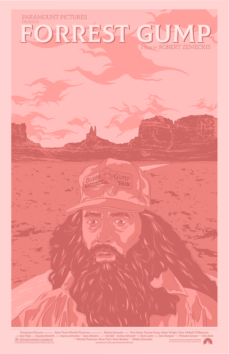 Forrest Gump - Alternative Poster by Esteban Arboleda on Dribbble