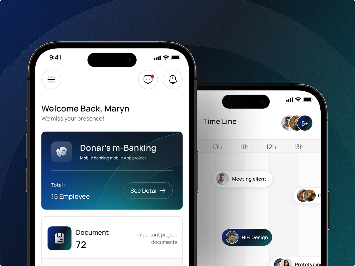 GOODJOB - Employee task manager mobile App by Azhar Dwi🐼 for Vektora on ...