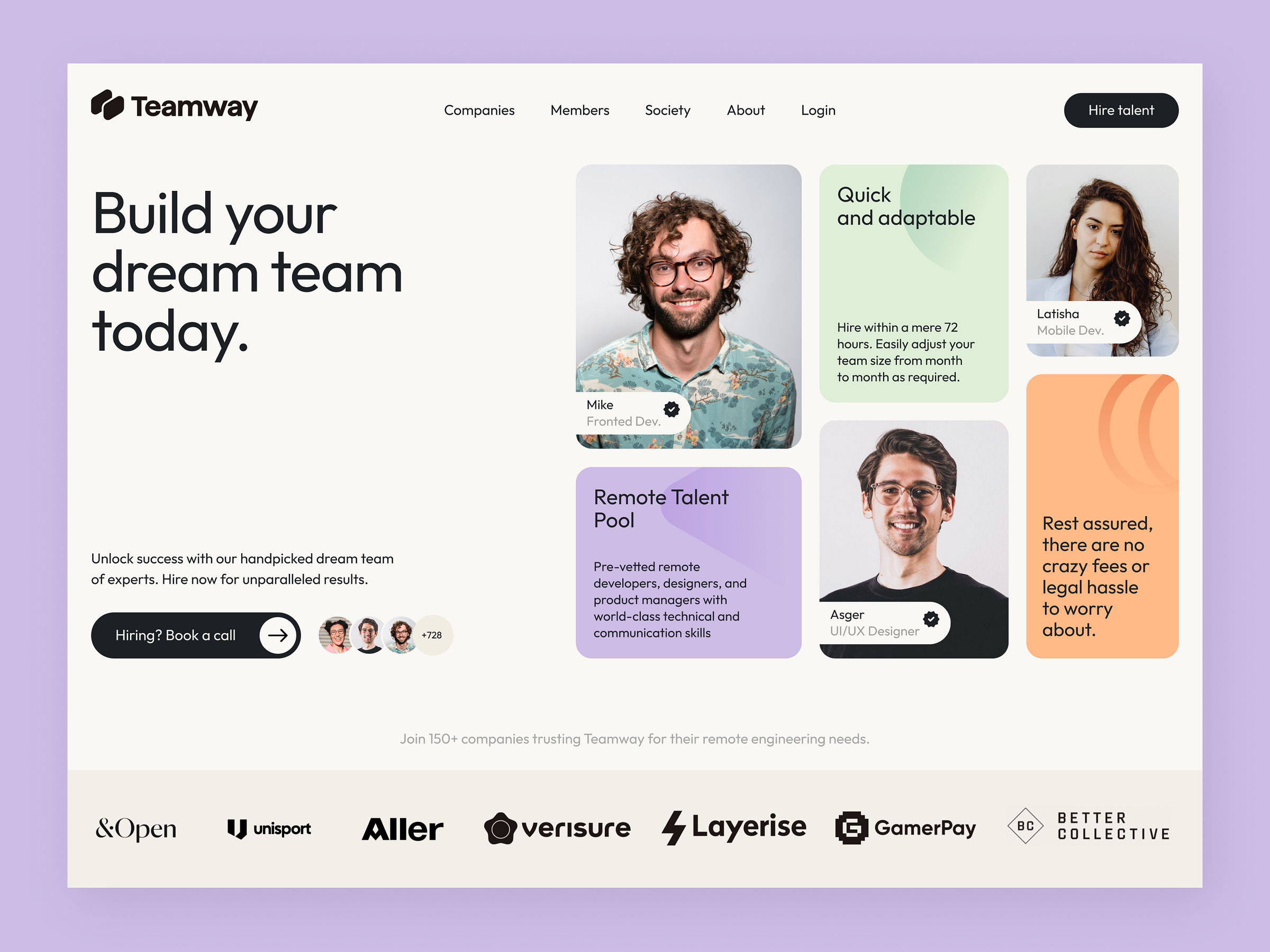 Teamway Redesign Landing Page by Syaqiya Aranya for Pleinhaus Design ...