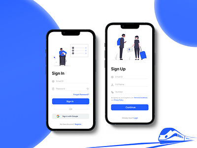 Two Fast - Travel Login App by Ibrahim K on Dribbble