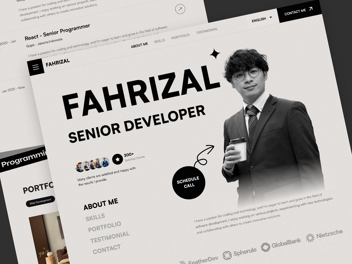 Browse thousands of Programmer Portfolio images for design inspiration ...