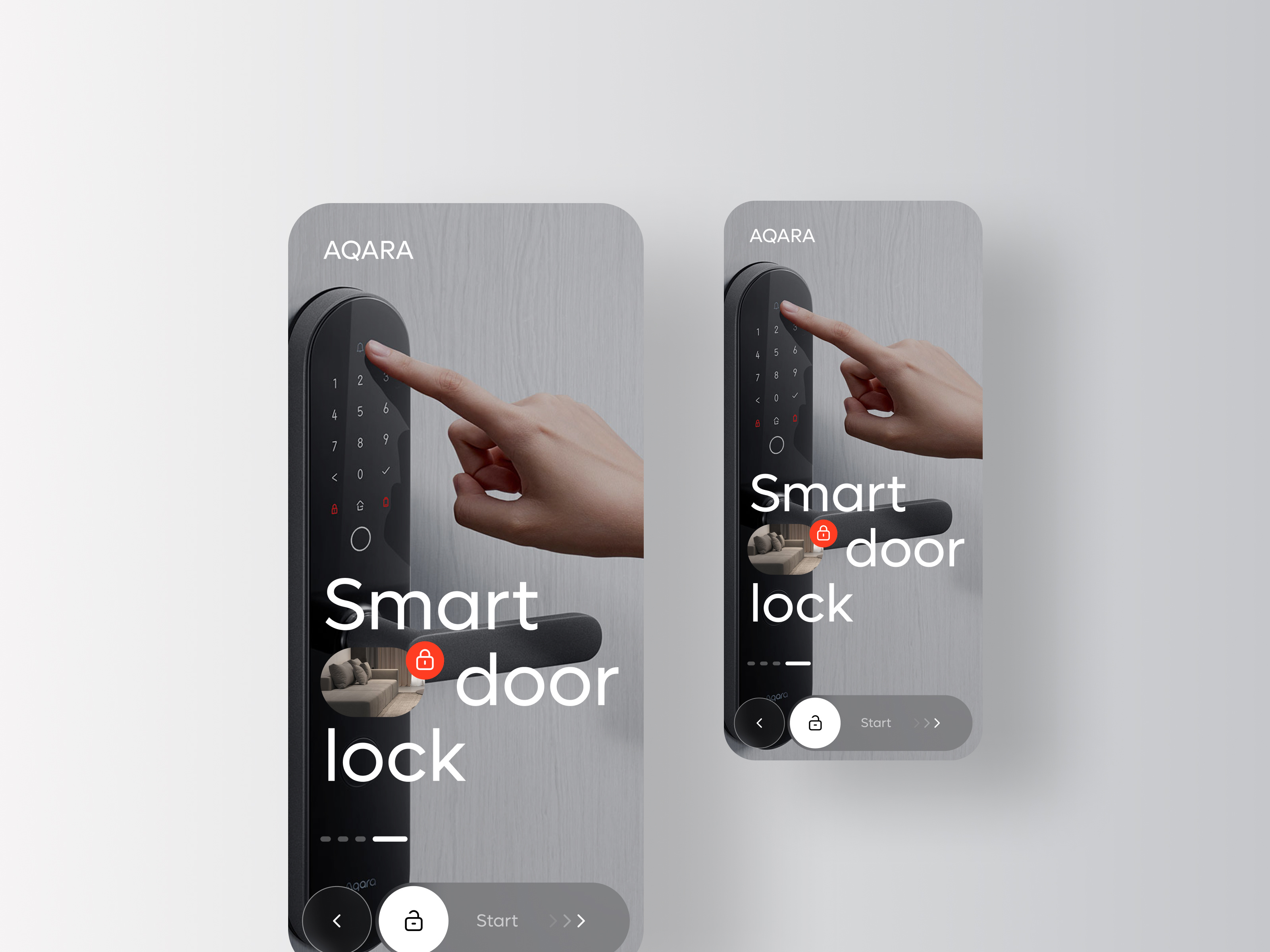 AQARA - Smart Lock Mobile App by Jack R. for RonDesignLab ⭐️ on Dribbble