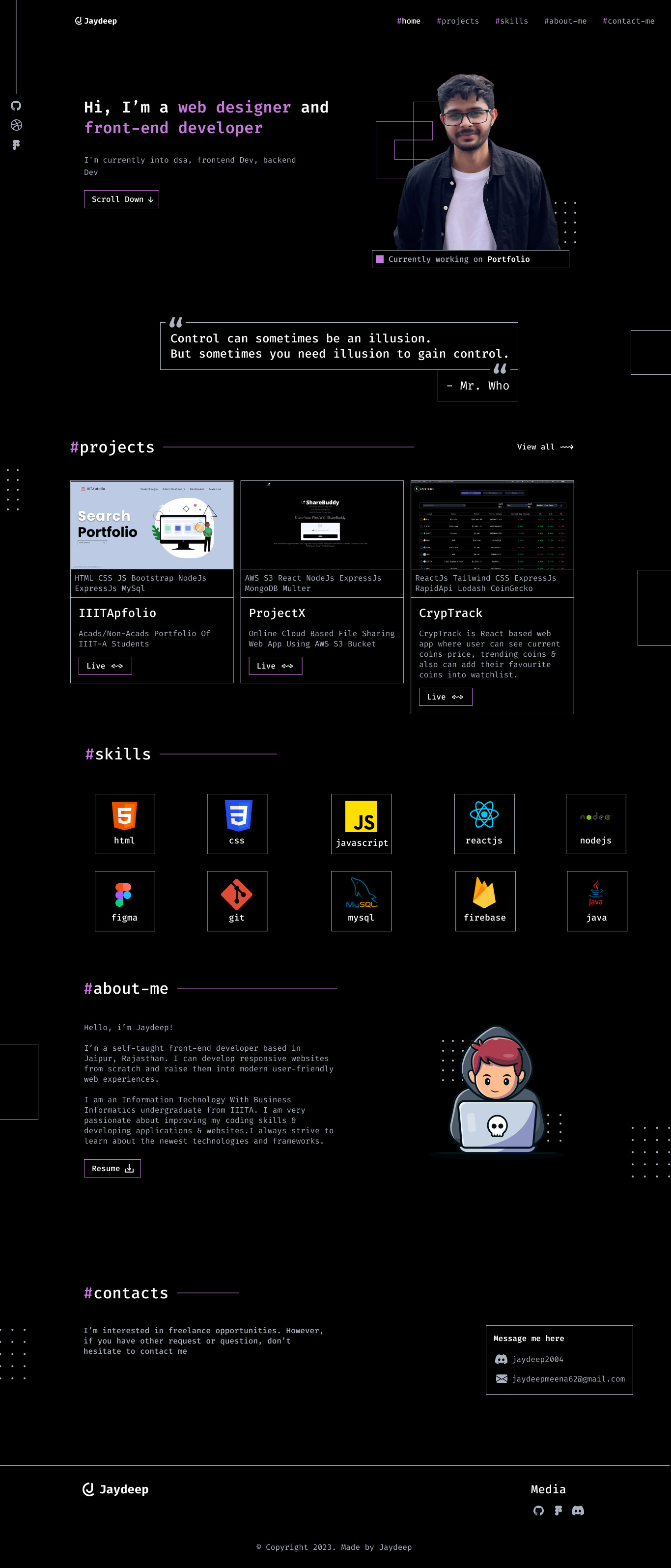 Browse thousands of Hacker Portfolio images for design inspiration ...