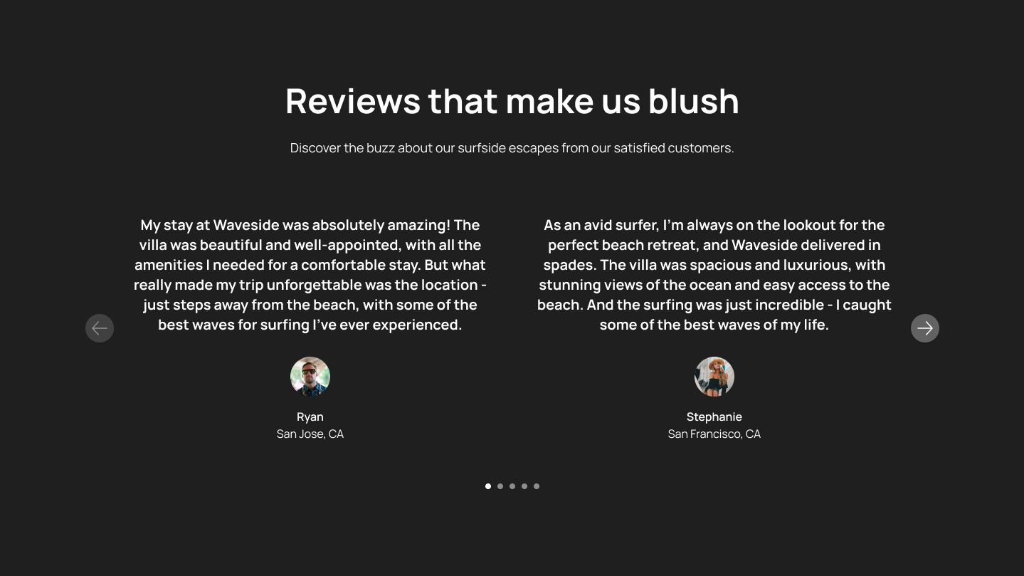 Waveside | Landing Page by Milan Petronjević on Dribbble