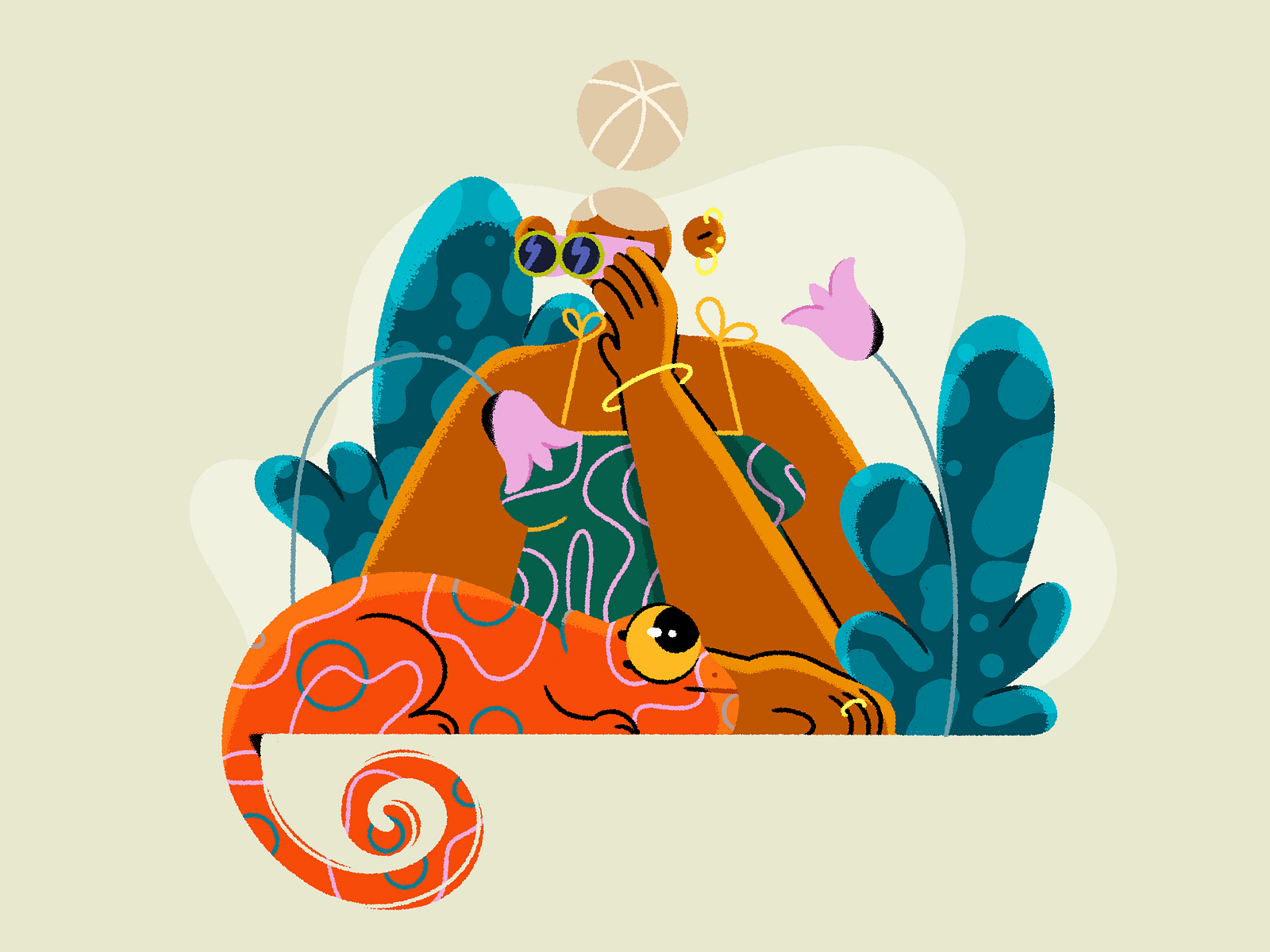 Adventure time ⛵️⛱️ by Evelina Mitev on Dribbble